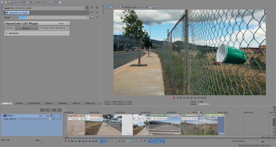 Apply LUTs in Sony Vegas Pro with VisionColor LUT Plugin - Suggestion ...